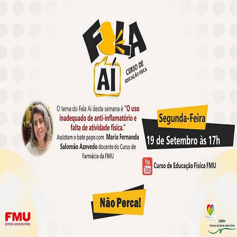 Fala Aí Educação Física & Farmácia - FMU | Vídeo Youtube | Prof ...
