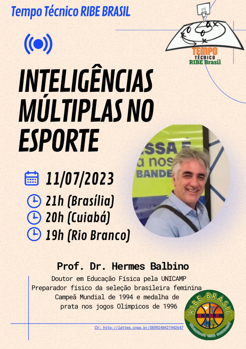 Palestra com o tema: Inteligências múltiplas no esporte | RIBE Rede ...