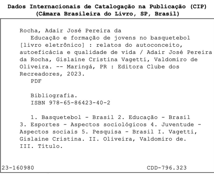 Educação e Formação de Jovens do Basquetebol | Ebook | Prof. Timóteo Araújo